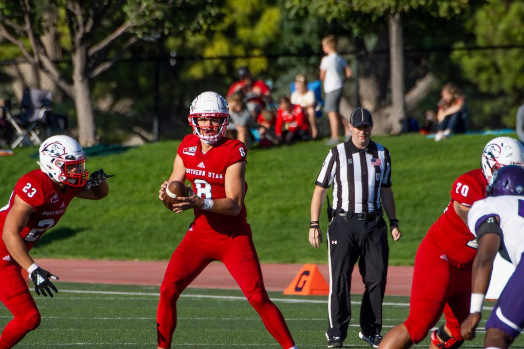 SUU Football Grab First Win in Overtime Battle with Stephen F. Austin ...