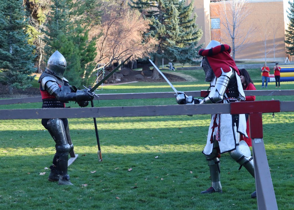 Professional swordfighters visit SUU for Medieval Tournament - SUU News