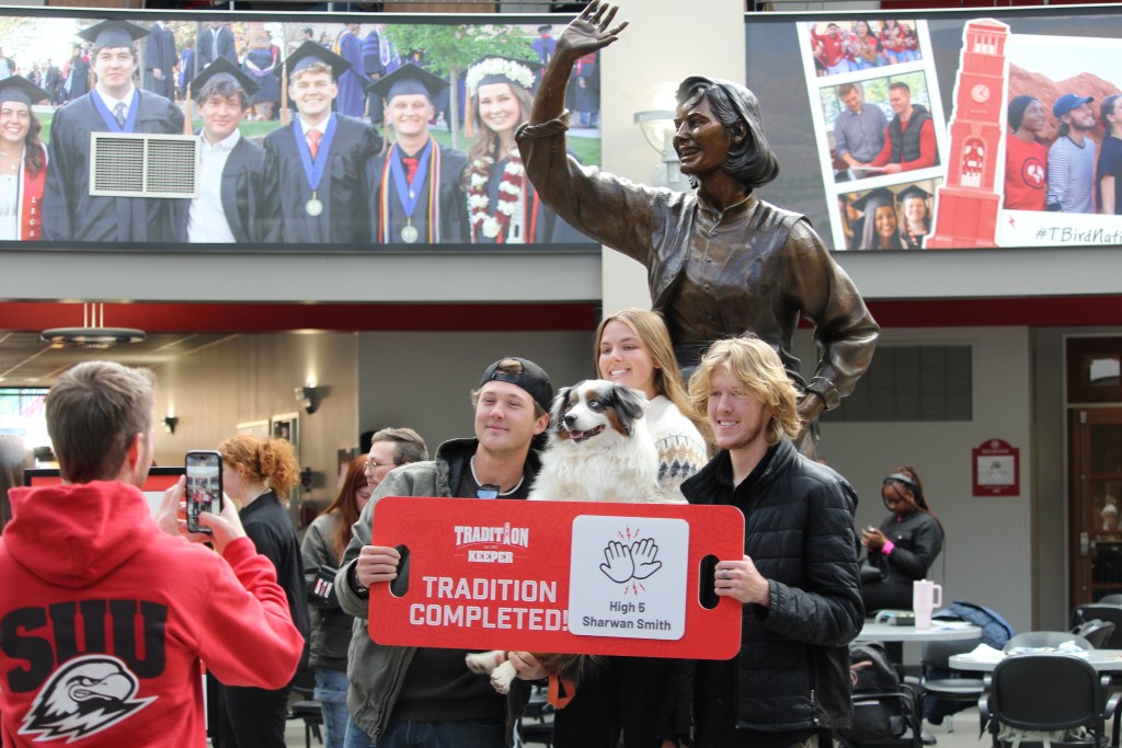 Student Alumni Association hosts High 5's & Fries - SUU News
