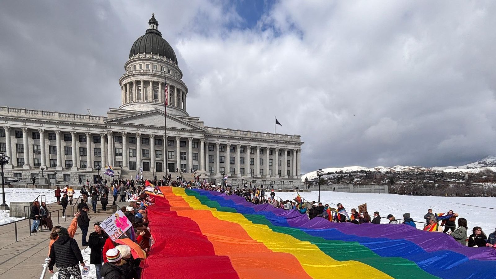 Utah becomes the first state to ban LGBTQ+ pride flags on government ...
